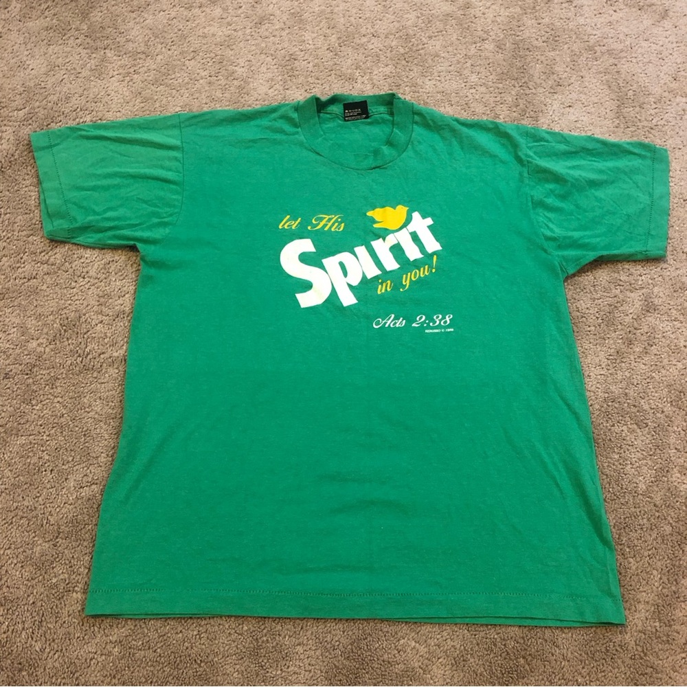 1988 Vintage Sprite Spoof T Shirt “Spirit” - Gem